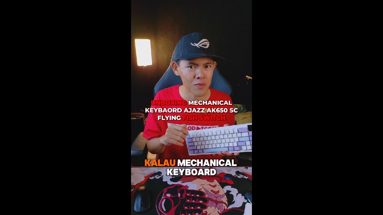 Unboxing Mechanical Keyboard Ajazz AK650 Screen + Flying Fish Switch (Creamy) - YouTube