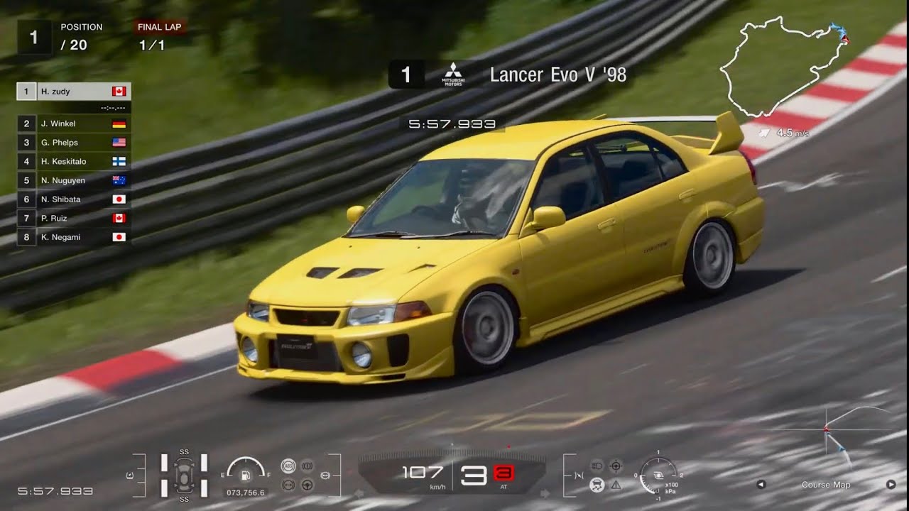Gran Turismo 7 I Lancer Evo V in the Nürburgring I Spirit of Rally ...