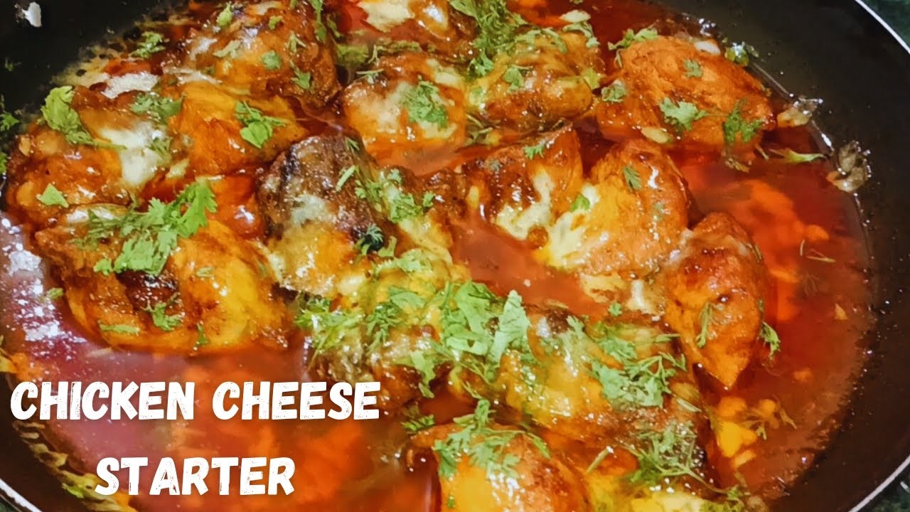 Cheesy And Spicy Chicken Boti Fry😍| Cheesy Starter Recipe - Chicken ...