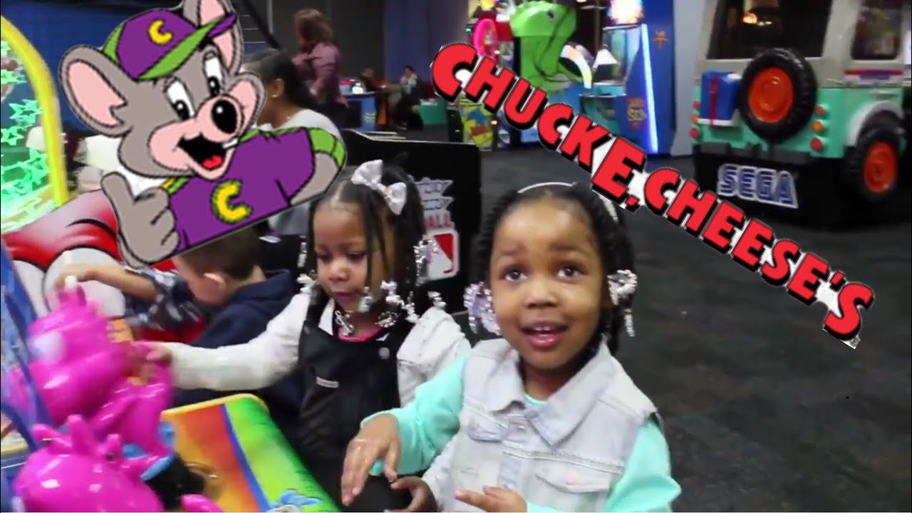 Chuck E. Cheese Carley Birthday Barbie Cake Fun!!! - YouTube