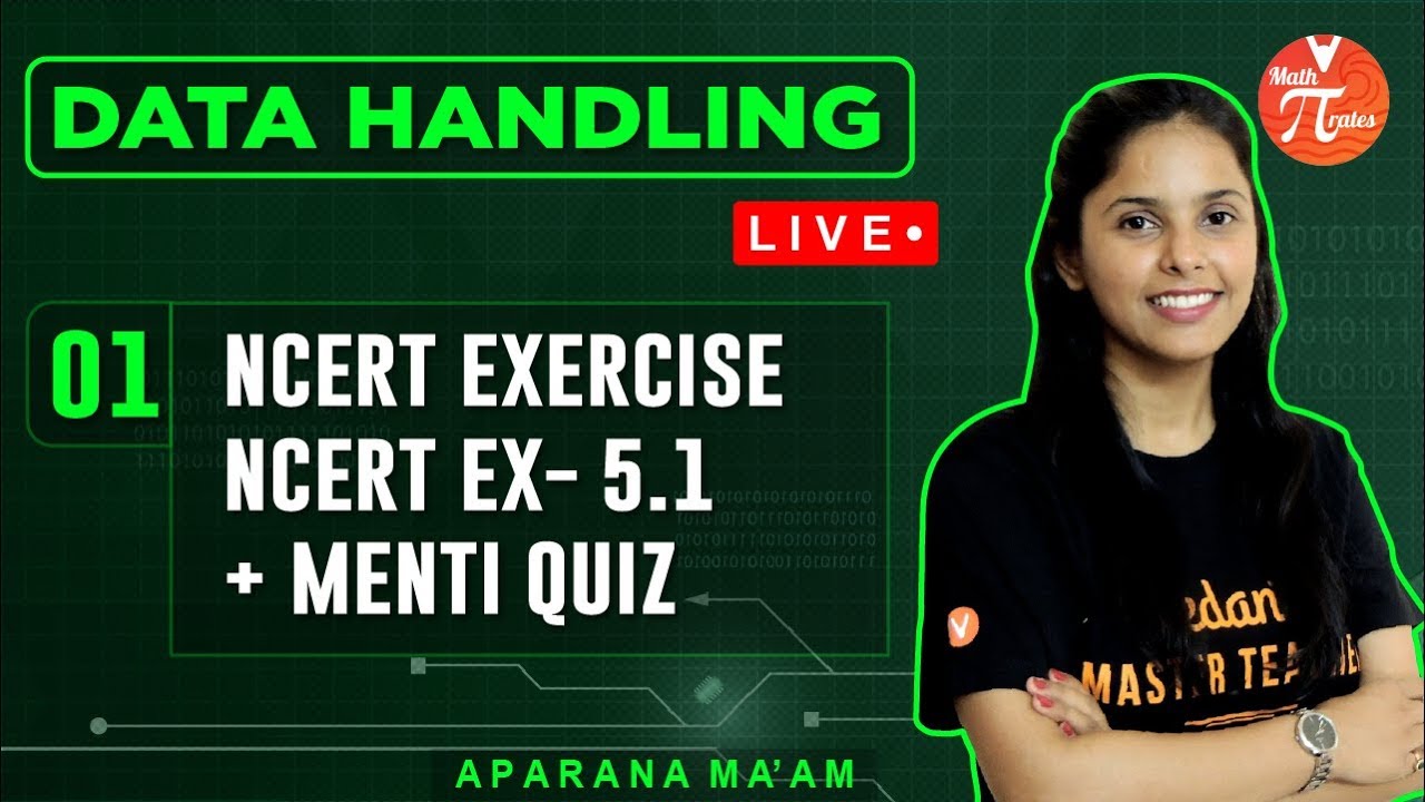 Data Handling - 1 | NCERT Exercise - 5.1 + Menti Quiz | Class 8 Maths ...