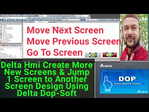 Delta Hmi Create More New Screens & Jump 1 Screen to Another Screen ...