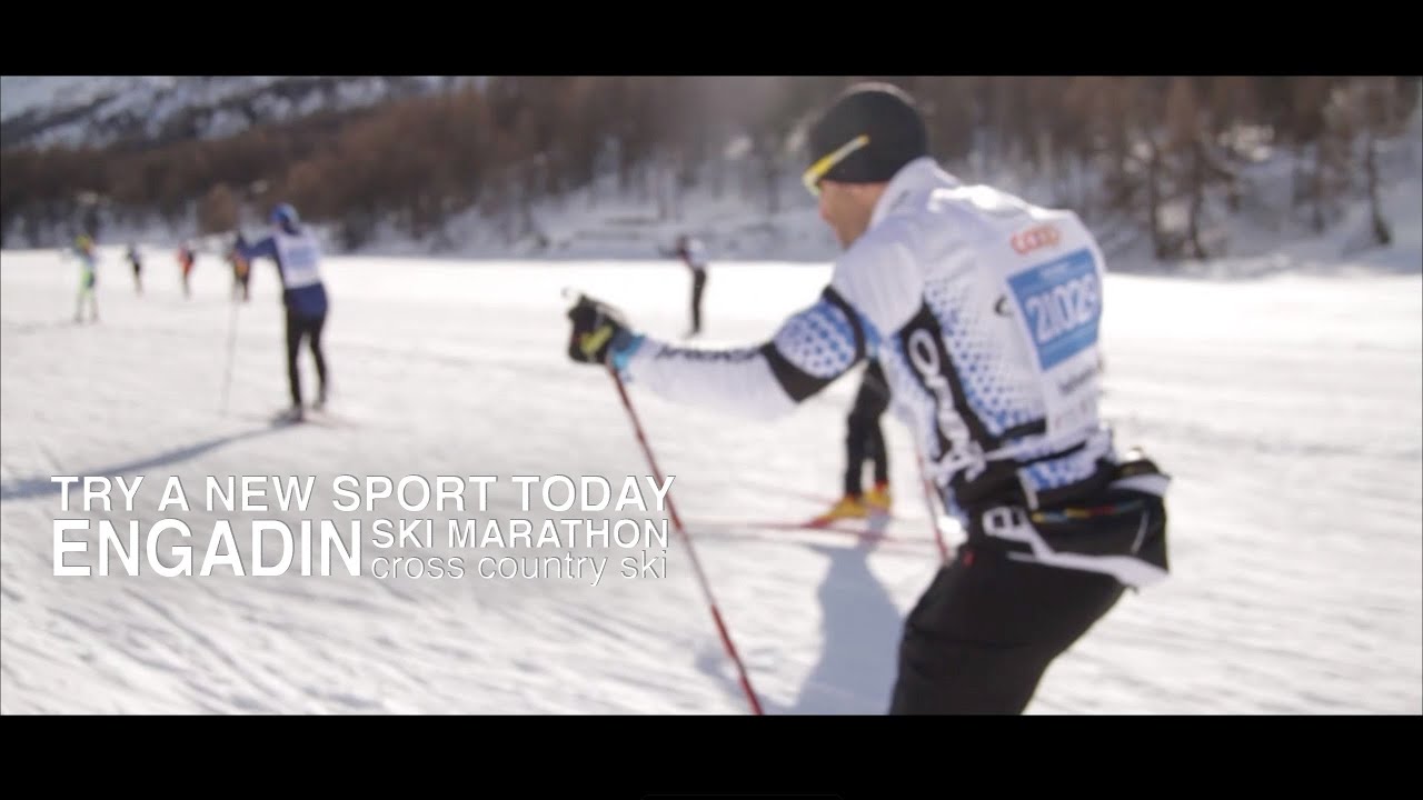Try Cross Country Ski now- Engadin Ski Marathon - YouTube