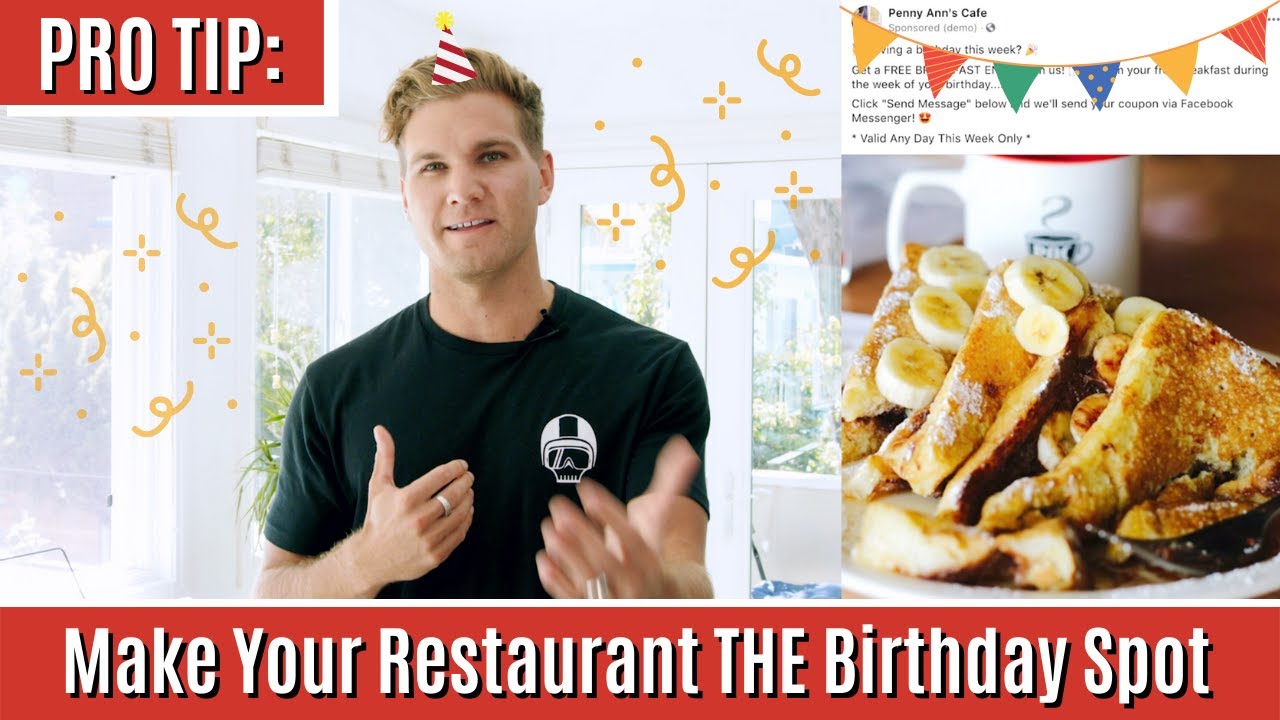 How To Make Your Restaurant THE Go-To Birthday Spot - YouTube