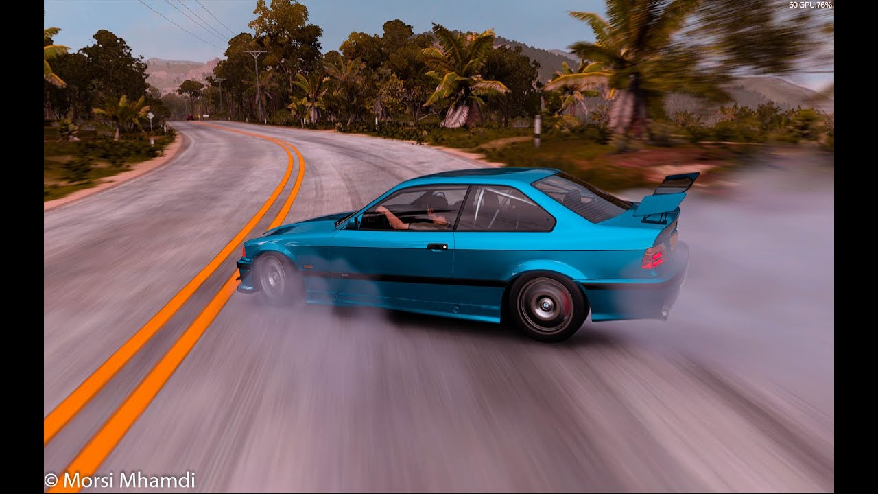 Forza Horizon 5 - test BMW M3 1997 - drifting Cinematic Scenes - YouTube