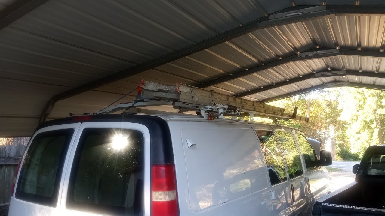 Chevy Express LADDER Secure top of A Work Van tips #diy #life #podcast ...
