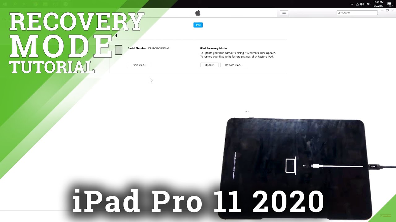 How to Open Recovery Mode on iPad Pro 11 2020 – Exit Recovery Mode ...