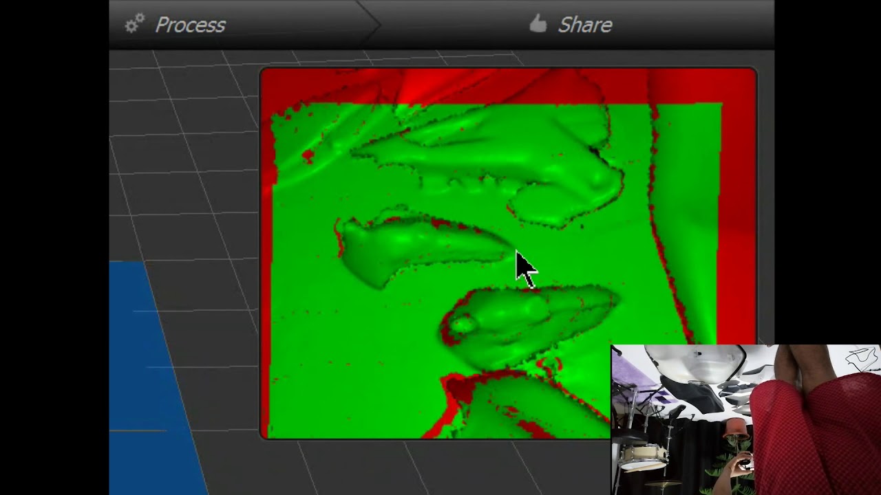 3D scan using Kinect Skanect and Blender - YouTube