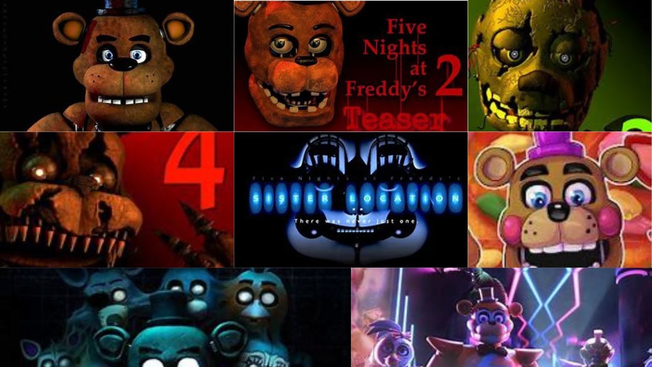 Five Nights at Freddy's Game Tier List! [Main Games Only] - YouTube