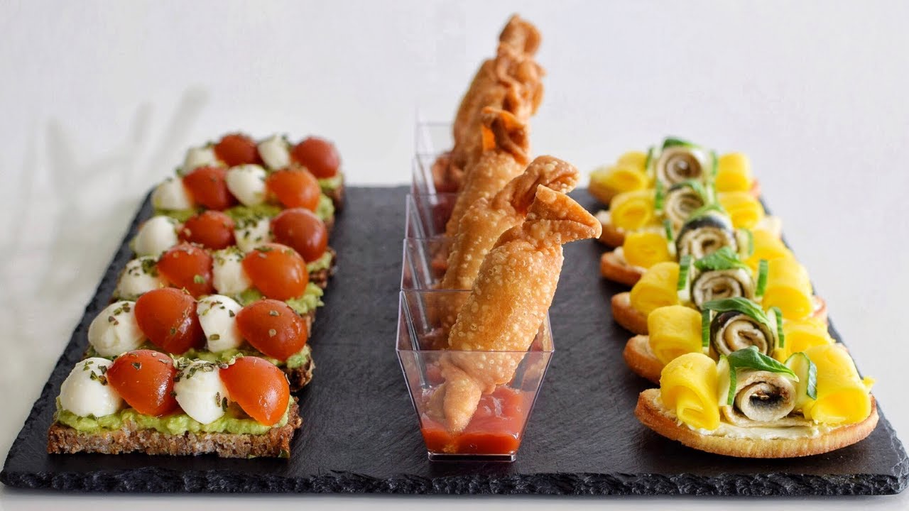 3 Entrantes Frescos y Sabrosos para el verano| Recetas Variadas y ...