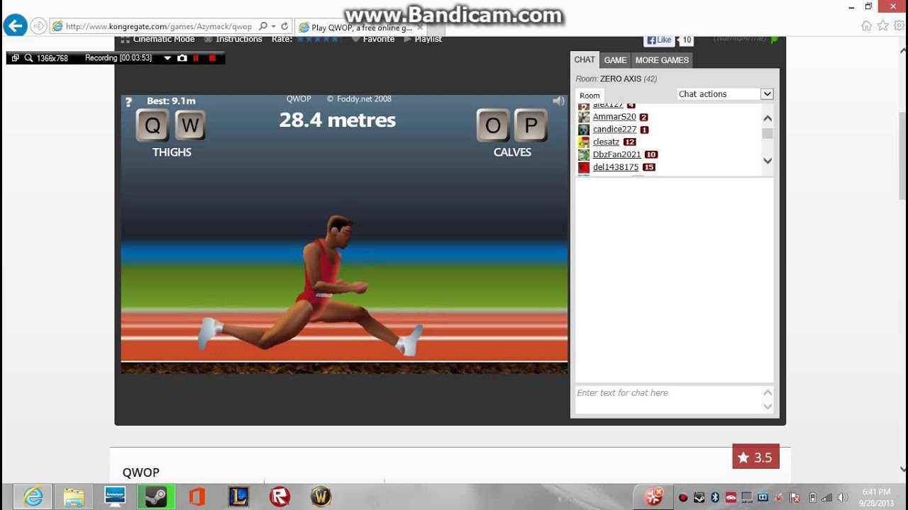 100 METERS!!!!!!!! QWOP PART 2) - YouTube