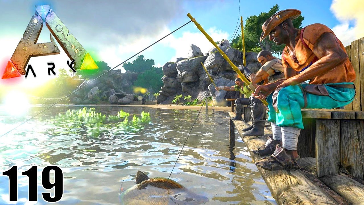 DÉCOUVRE LA PÊCHE AVEC FURIOUS JUMPER ! | ARK: Survival Evolved ! # ...