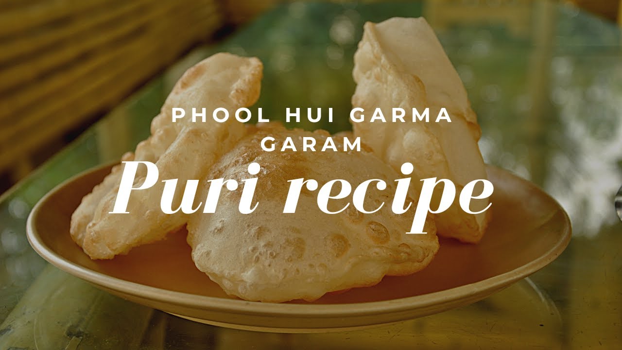 Easy and Simple Recipe for phooli hui puri - YouTube