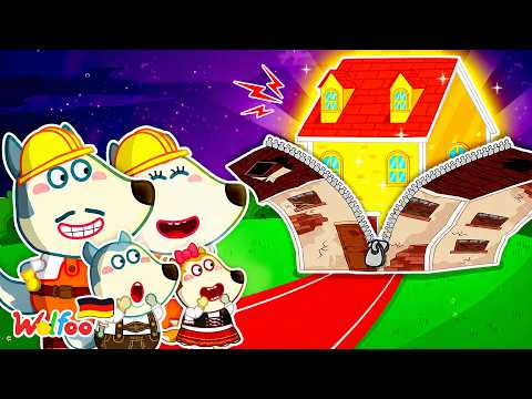 Wolfoo Geschichte 🐺 Reiches vs armes Haus! Altes Haus wird Luxushaus! Familie Wolfoo überrascht Lucy