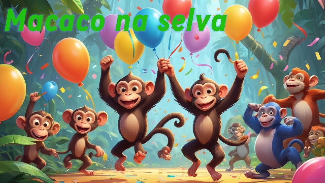 Macaco Maluco na Festa da Selva 🐒🎉 | Turminha Zuzu - YouTube