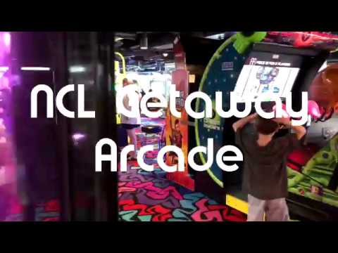 Norwegian Getaway Arcade Play - YouTube