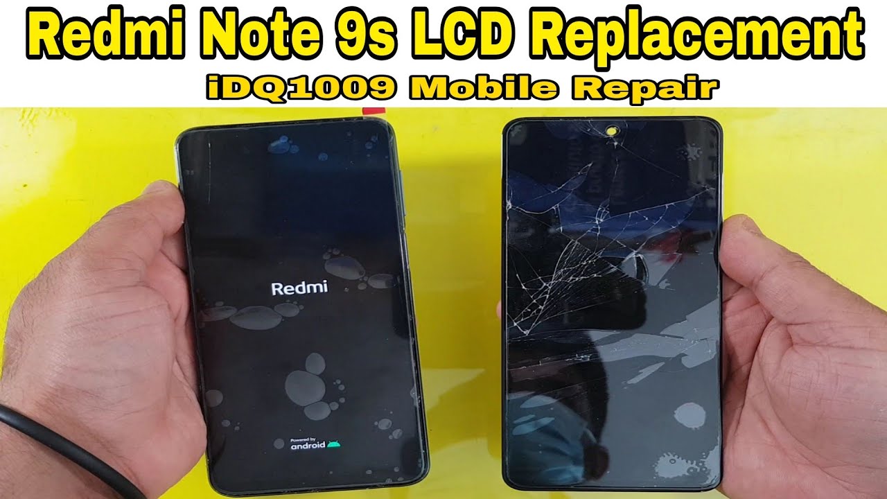 Redmi Note 9s LCD Replacement idq1009.official - YouTube