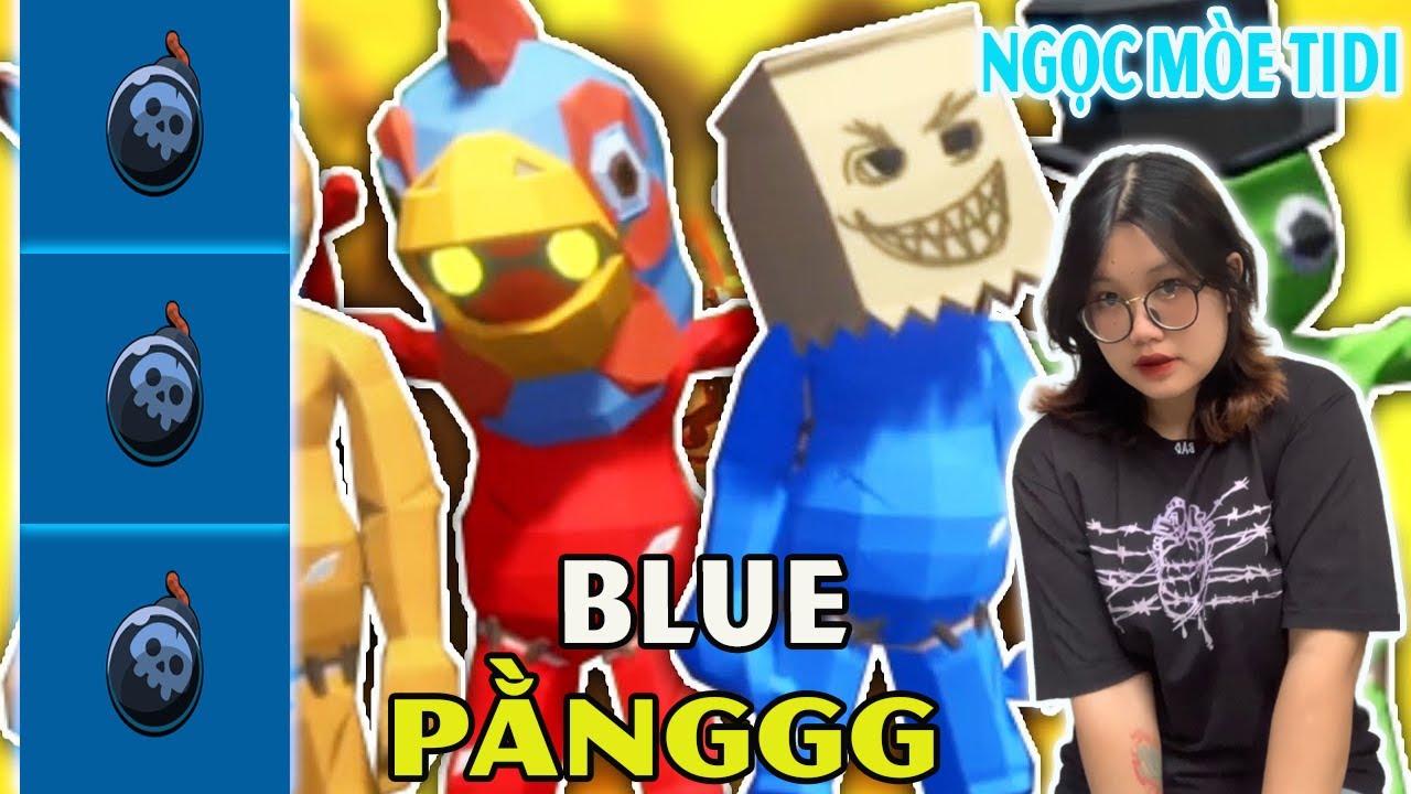 NGỌC MÒE TIDI - BLUE RUINS PUMMEL PARTY - CON SIÊU NHÂN XANH BẮN SÚNG ...