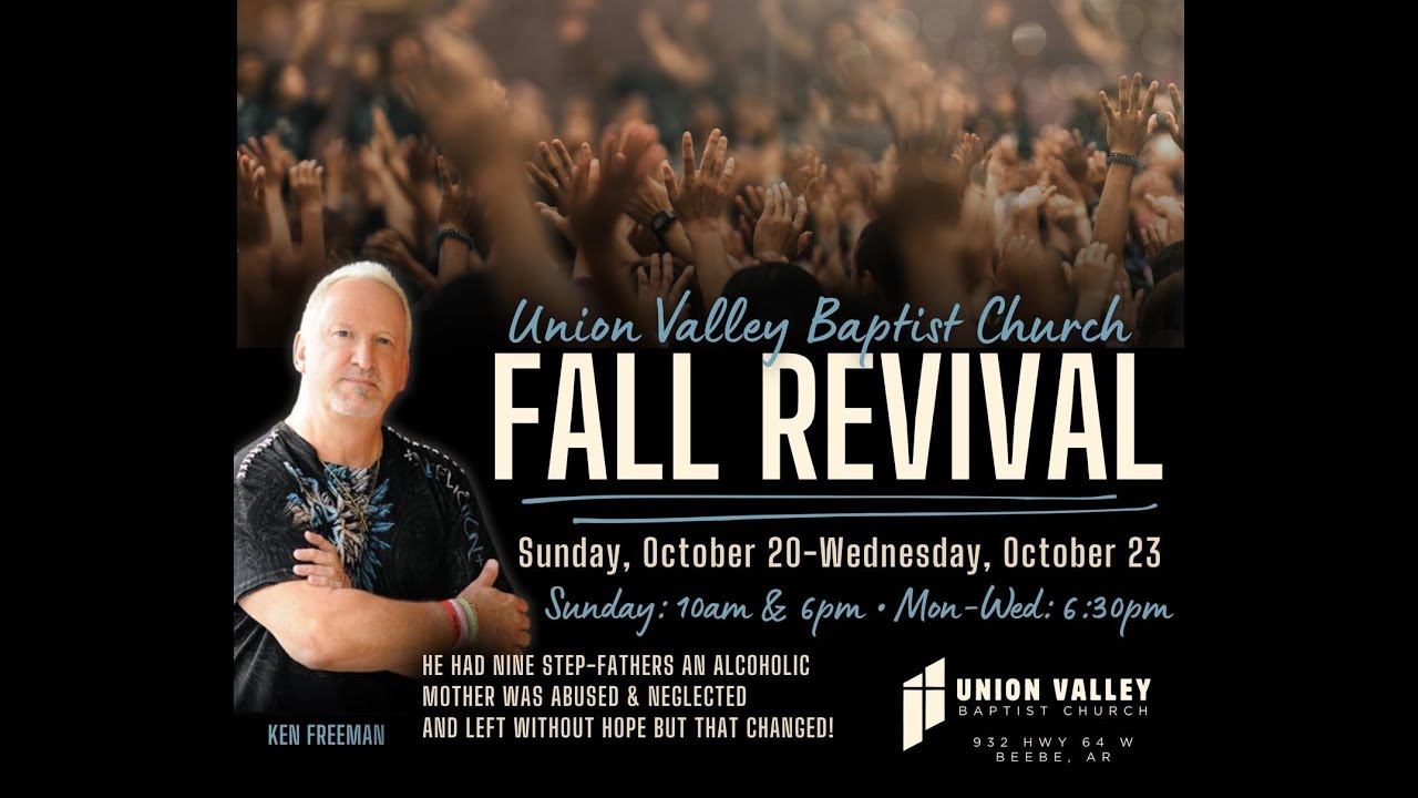 Ken Freeman Revival! October 20, 2024 at 6:00pm - YouTube