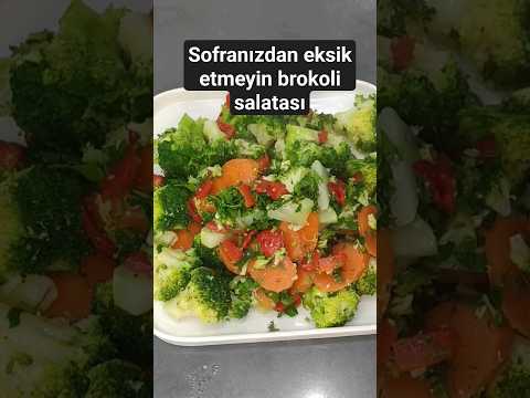 Bu salatayı eksik etmeyin brokoli salatası detaylı tarif Refika'nın Dünyası kanalımda