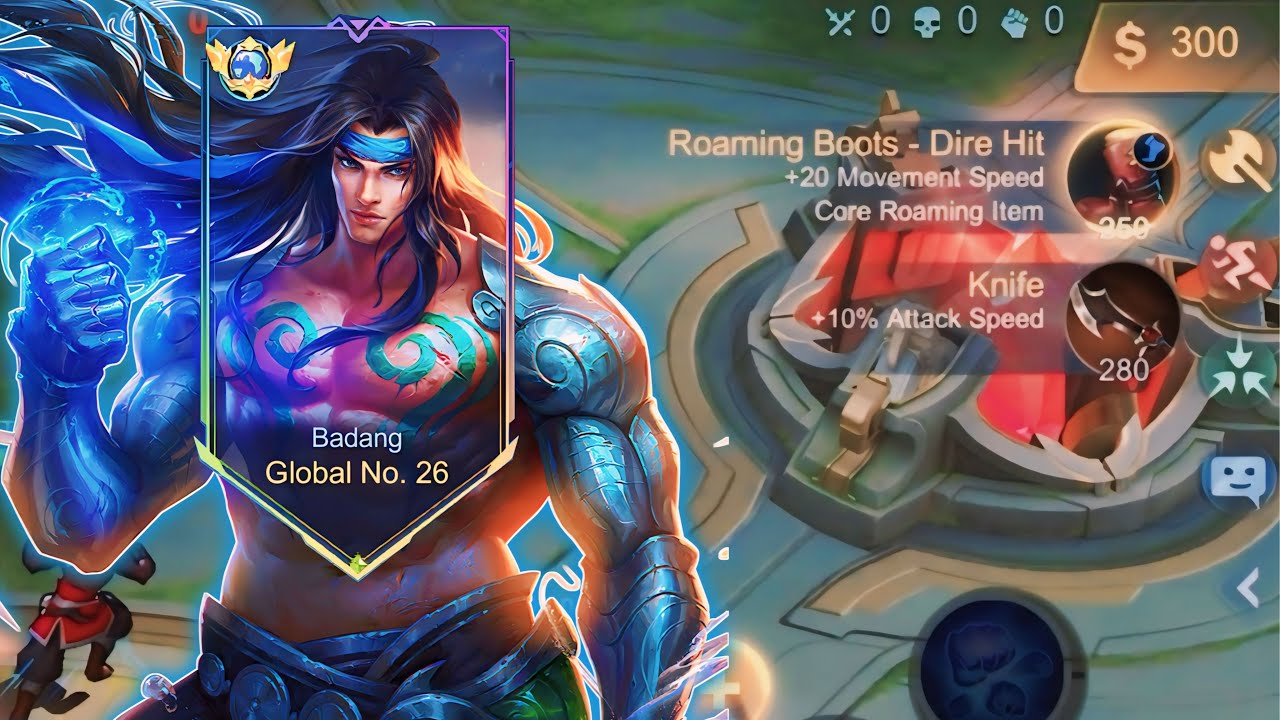 When badang have to build roam - dire hit 💪🏼 Badang best build and ...