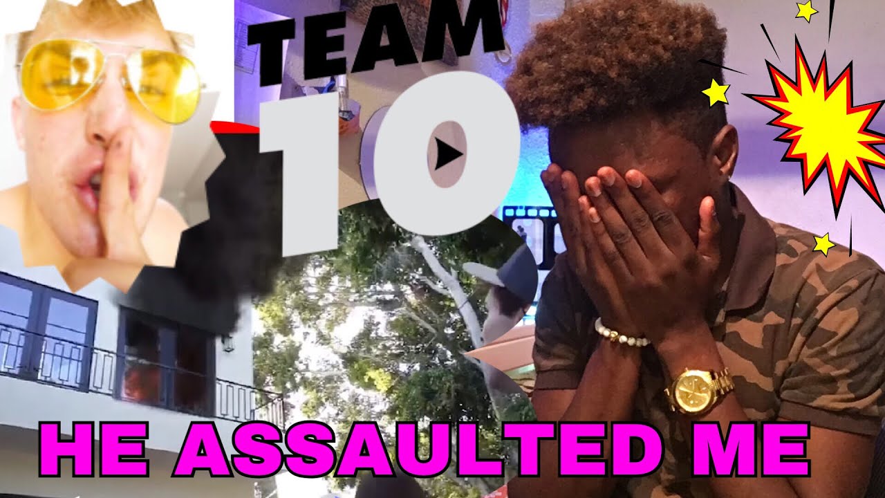 Being Jake Paul's Neighbor is Hell ( He assaults us )Jake paul - YouTube