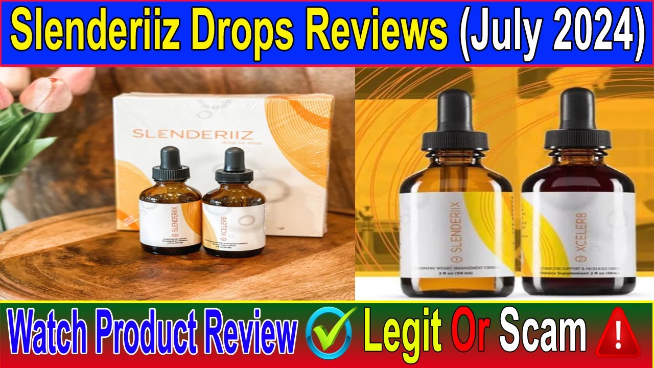 Slenderiiz Drops Reviews (July 2024) Real Or Fake Product | Watch This ...