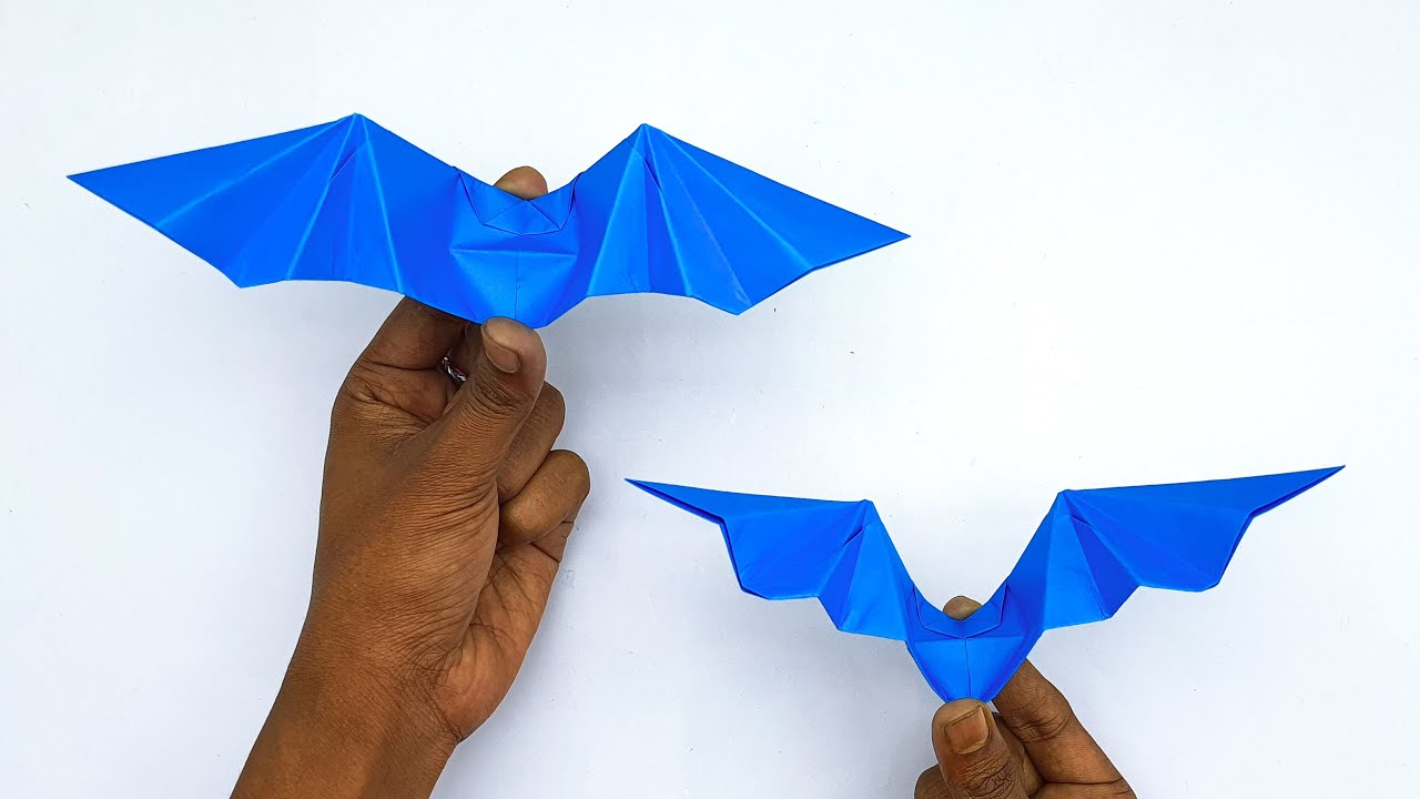 How To Make Paper Toy Fly Like A Bat | Moving Paper Toy Making Ideas ...
