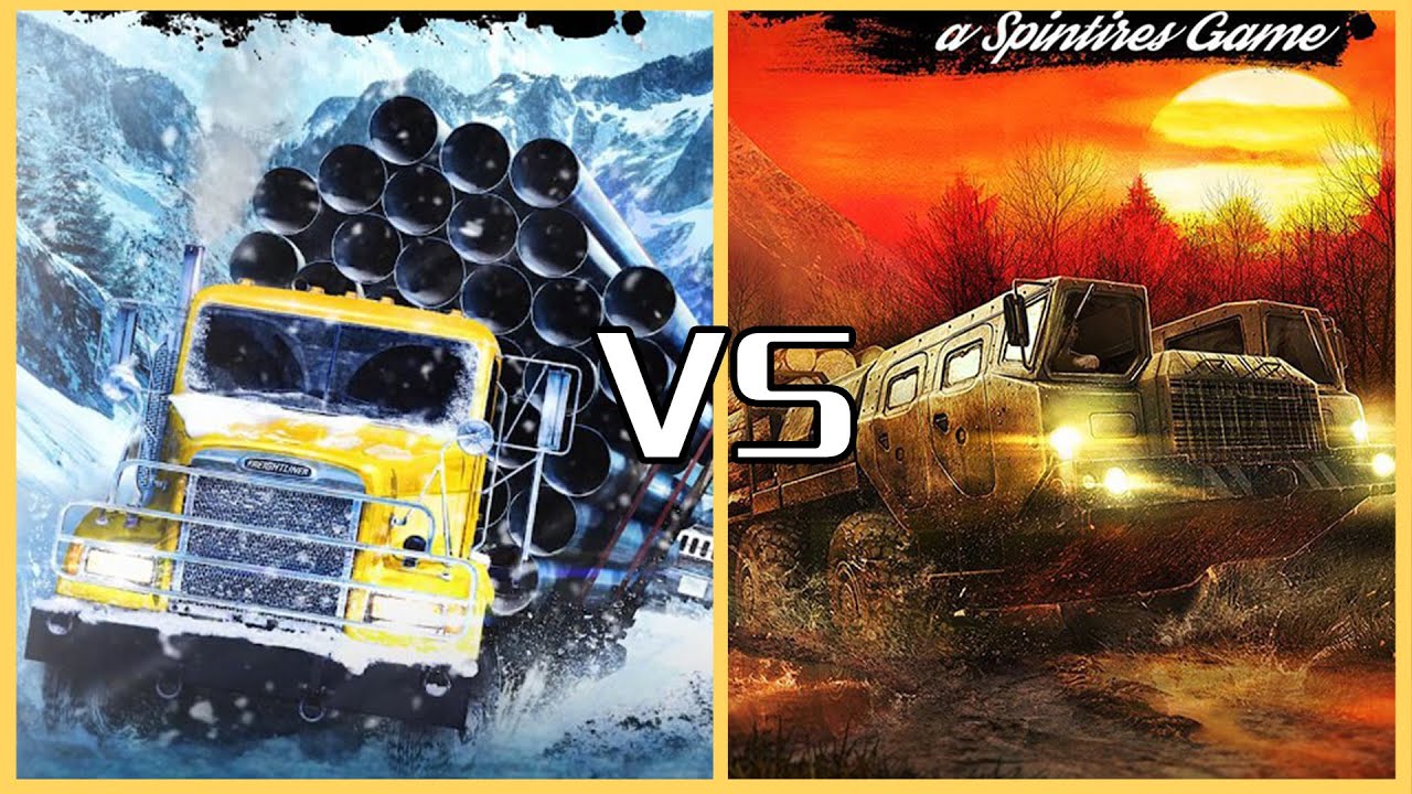 SnowRunner VS Spintires: MudRunner - YouTube