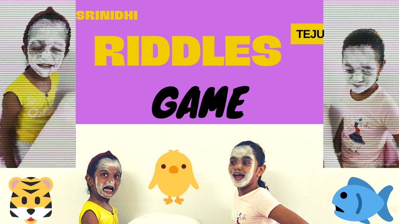 RIDDLES Challenge |FUN| SMACK HEAD GAME | Wonder Sisters | Teju ...