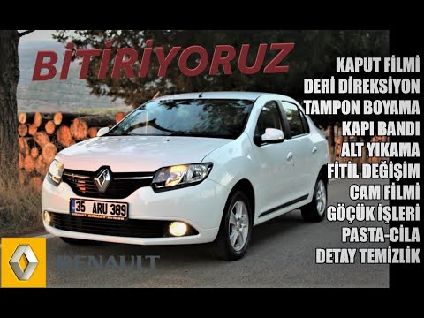 Renault Symbol 1.2 Touch-Tampon Sökümü,Göçük İşleri,Direksiyon Kaplama,Kaput Filmi,Son İşler 2.Bölüm