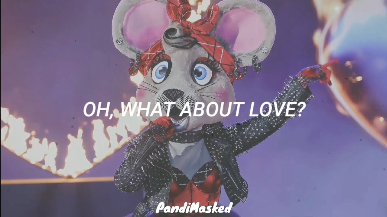 Anonymouse Performs "What About Love" By Heart (Lyrics) | The Masked ...
