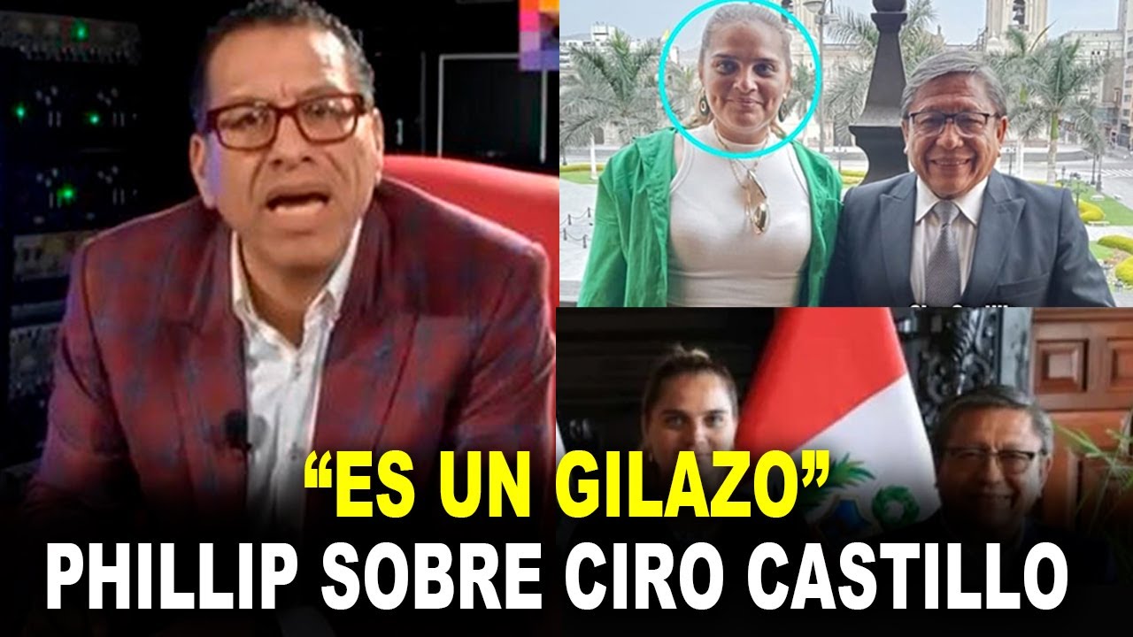 Phillip Butters sobre Ciro Castillo Hay que ser bien gilazo para pensar ...
