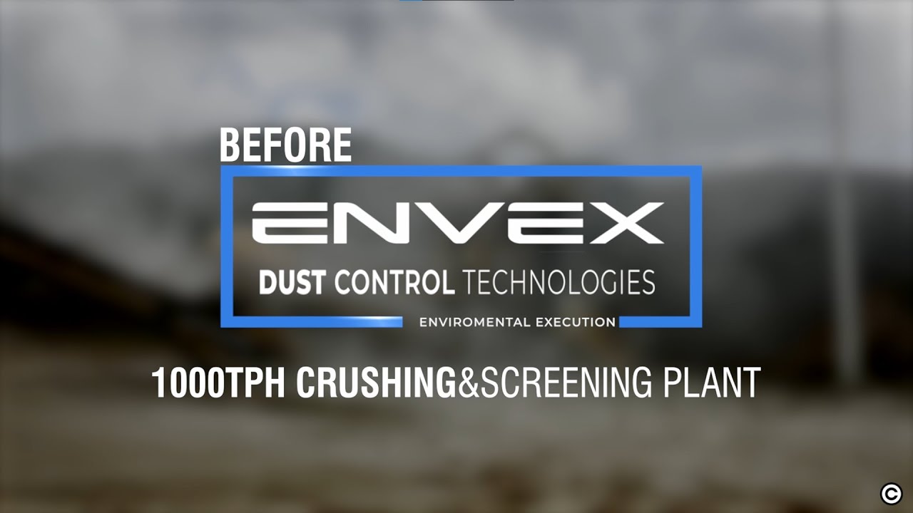 Crushing And Screening Plant Dust Supression - ENVEX Dust Control ...
