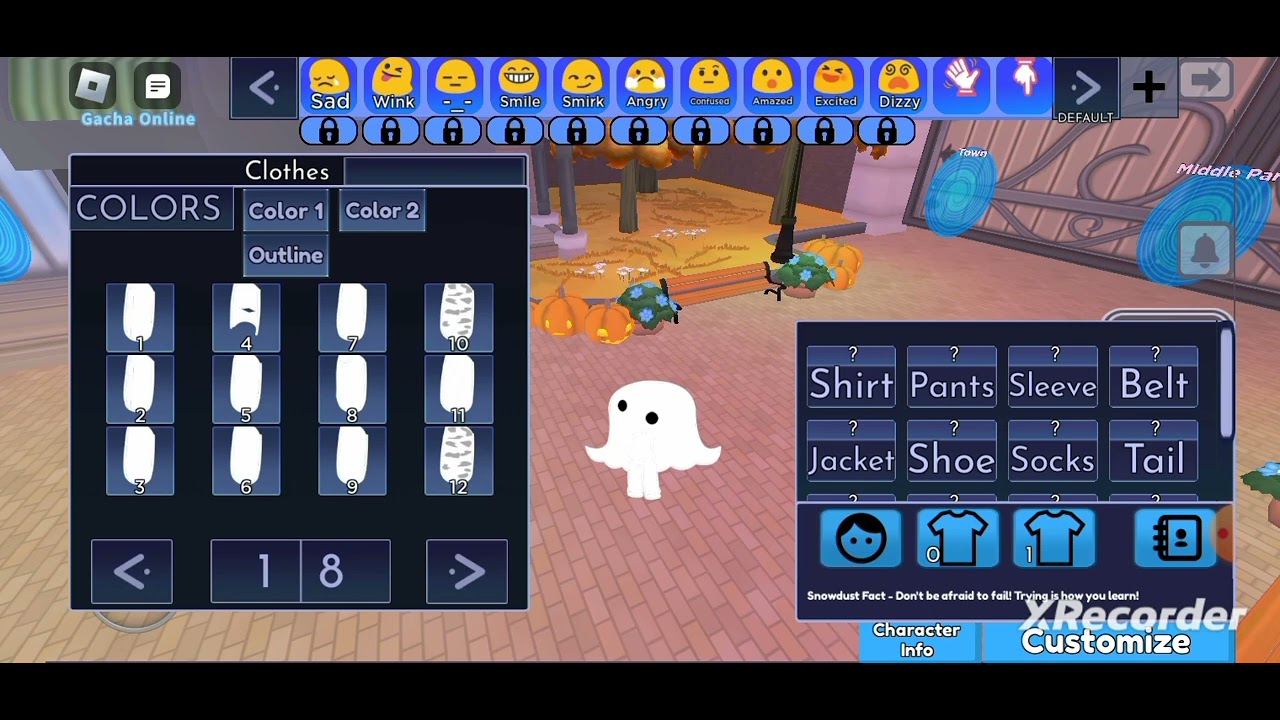 how to create a animal ghost on gacha online! - YouTube