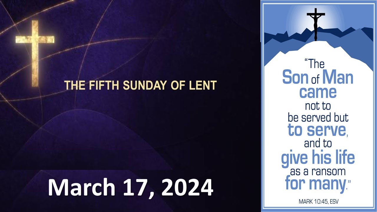 Faith Lutheran Church Owasso - 10:30 AM - Fifth Sunday in Lent (03/17 ...