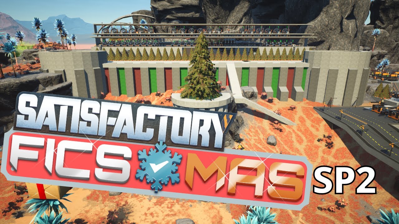 I started a CASTLE for Ficsmas! - Satisfactory Update 5 [SP2] - YouTube