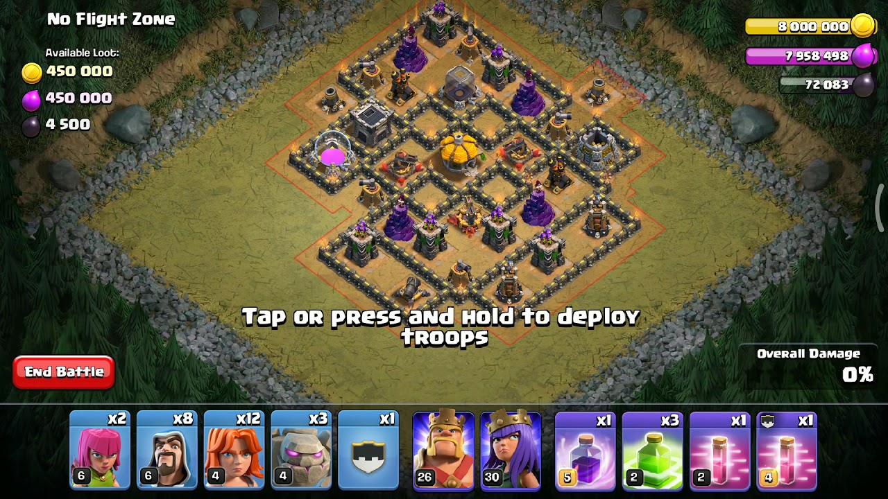 No Flight Zone | Goblin Map No. 57 | TH9 Vs Goblin Maps - YouTube