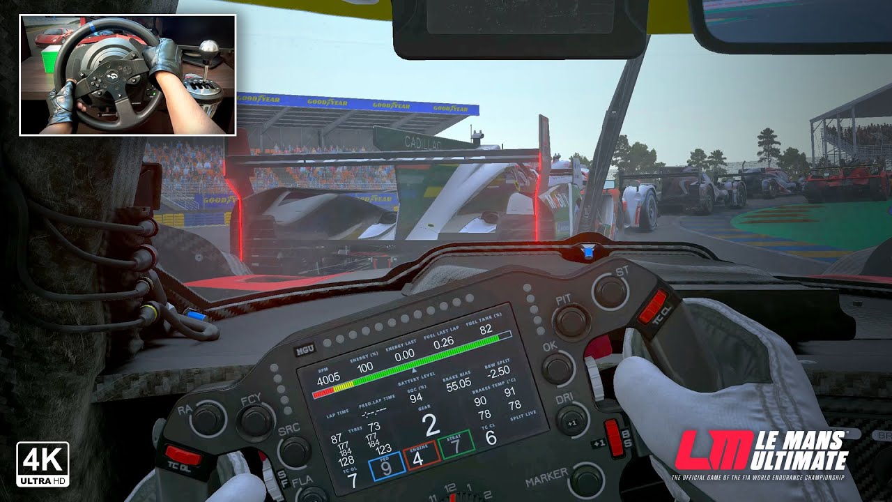 Le Mans Ultimate 2024 | 100% AI Ferrari 499P LMP Hyper Car | Steering ...