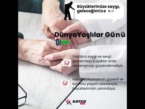 Dünya Yaşlılar Günü 1 Ekim