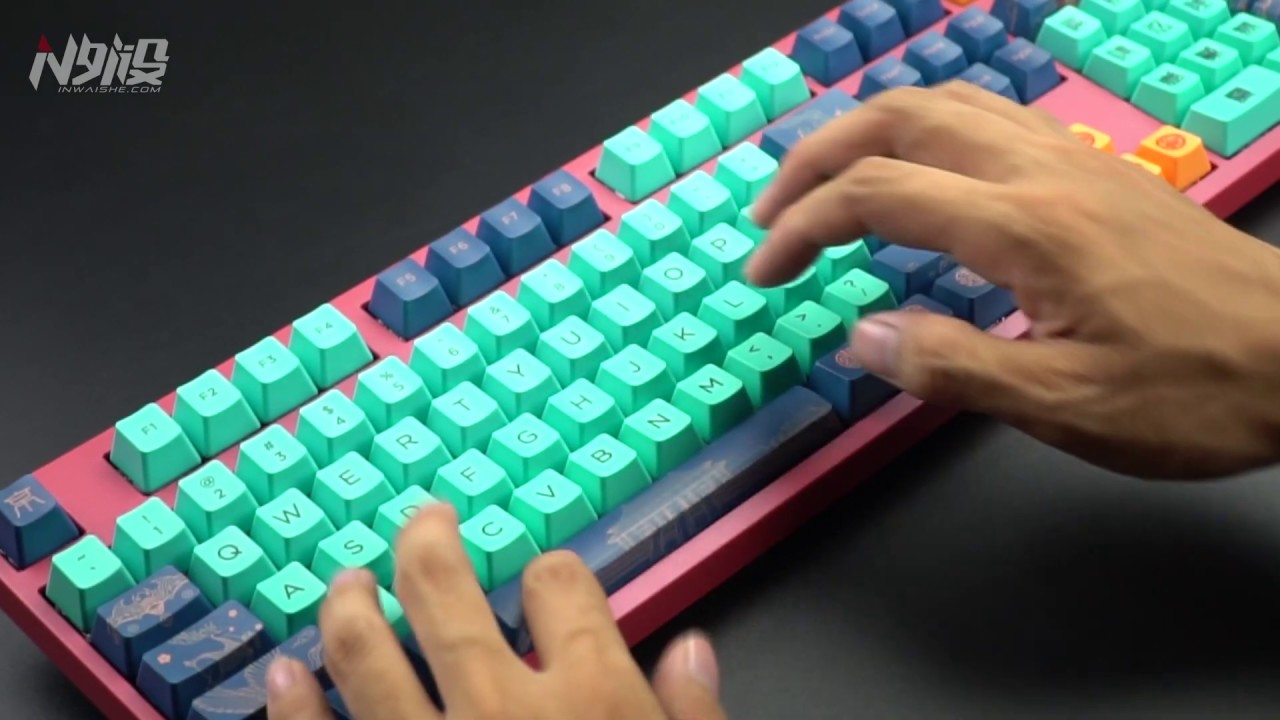 World Tour AKKO 3108 V2 BEIJING Mechanical Keyboard - YouTube