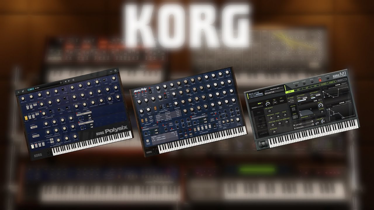 KORG Legacy Collection demo - YouTube