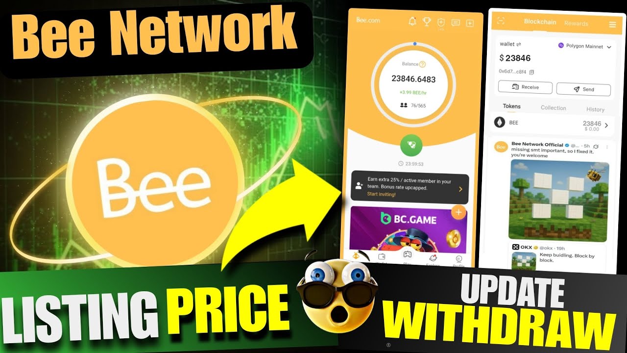 Bee Network Withdrawal | Bee Network Listing | Bee Network Price | Bee ...