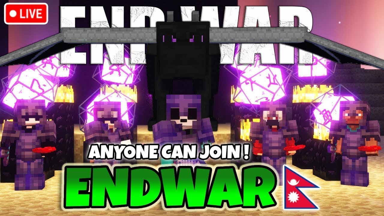 Join My 1.20.1 ENDWAR Smp | Minecraft Live Java #Endwar - YouTube