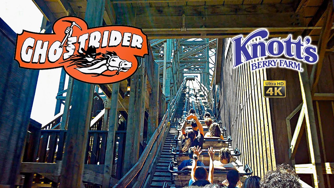 June 2024 Ghost Rider Roller Coaster On Ride 4K POV Knott's Berry Farm ...