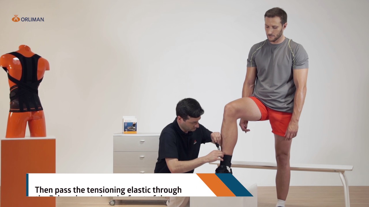 Orliman | Boxia Drop Foot Support - YouTube