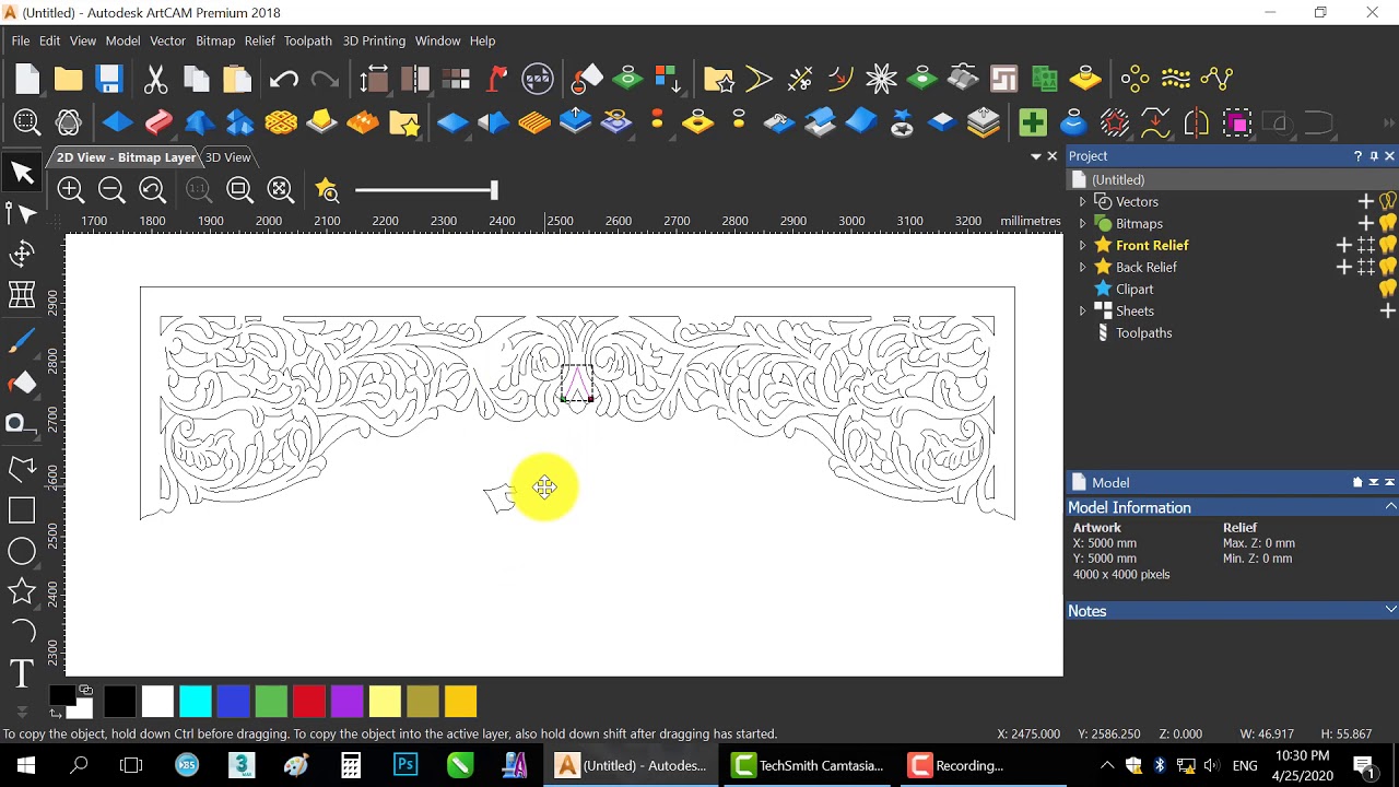 artcam 2018 vector doctor - YouTube