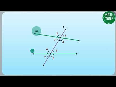 angles made by transversal line - YouTube