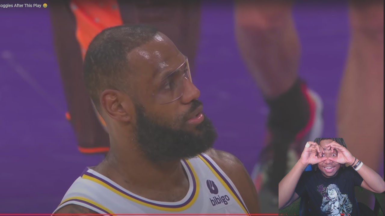 LeBron James Put On Wendell Carter Jr's Goggles After This Play 😂 ...