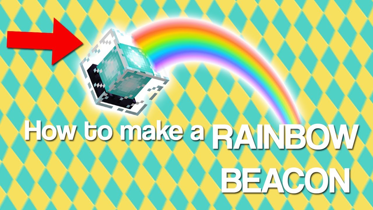 How to make a Rainbow Beacon in Minecraft from Story Mode! - YouTube